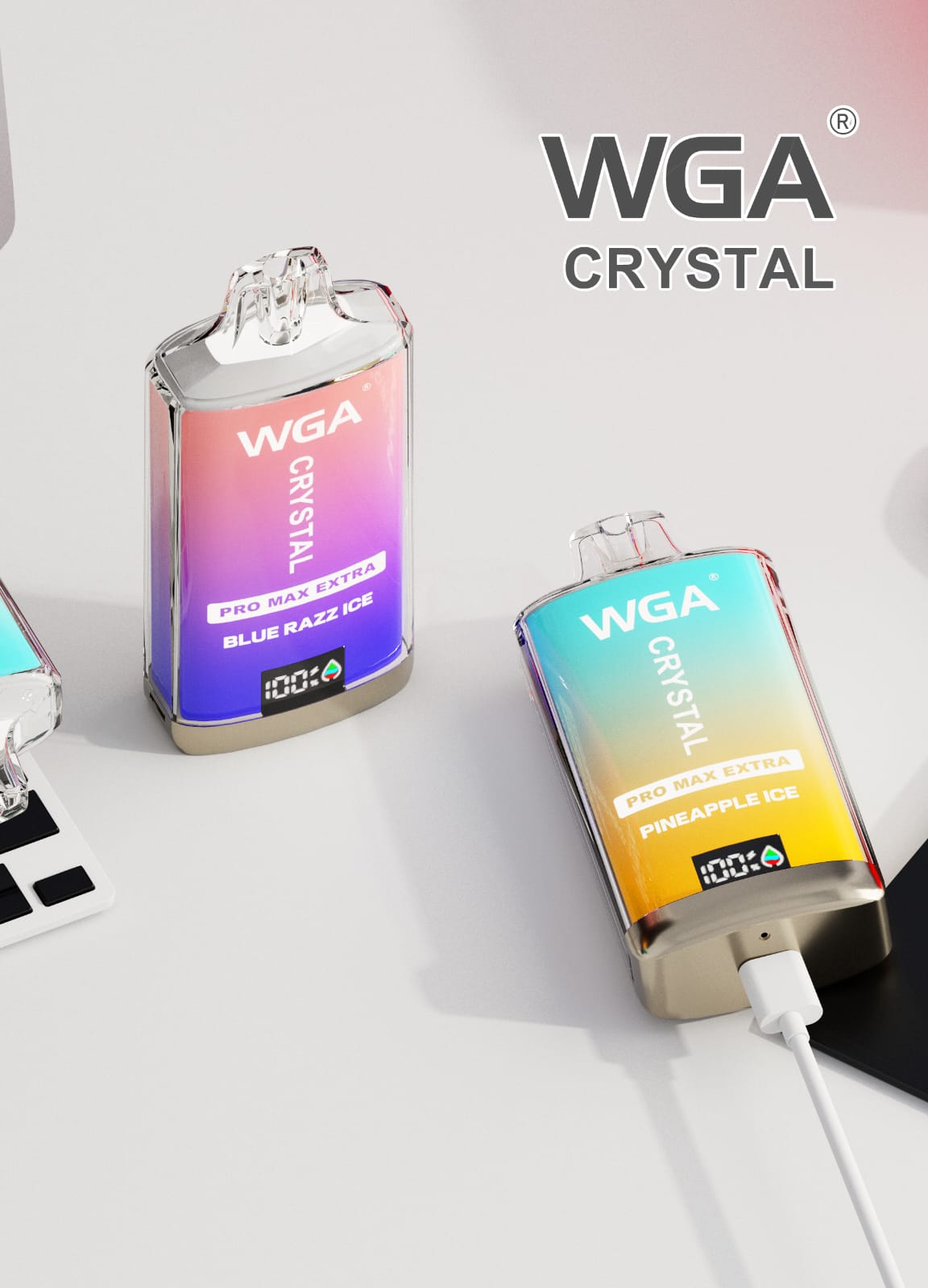 Shop WGA Crystal Pro Max Extra 15000 Puffs Disposable Vape Box of 10 ...